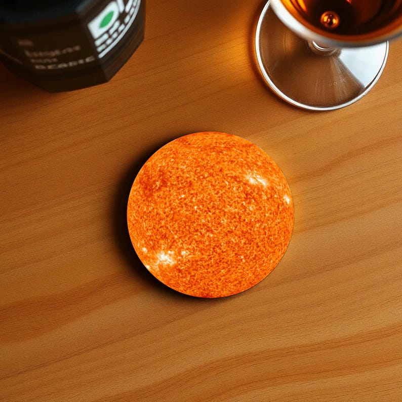 Solar System Coasters - 10-piece Set Featuring 8 Planets, Sun, and Moon ...