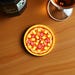 Pizza Coasters Set – Italian-inspired Pizza Drink Coasters With Cork ...