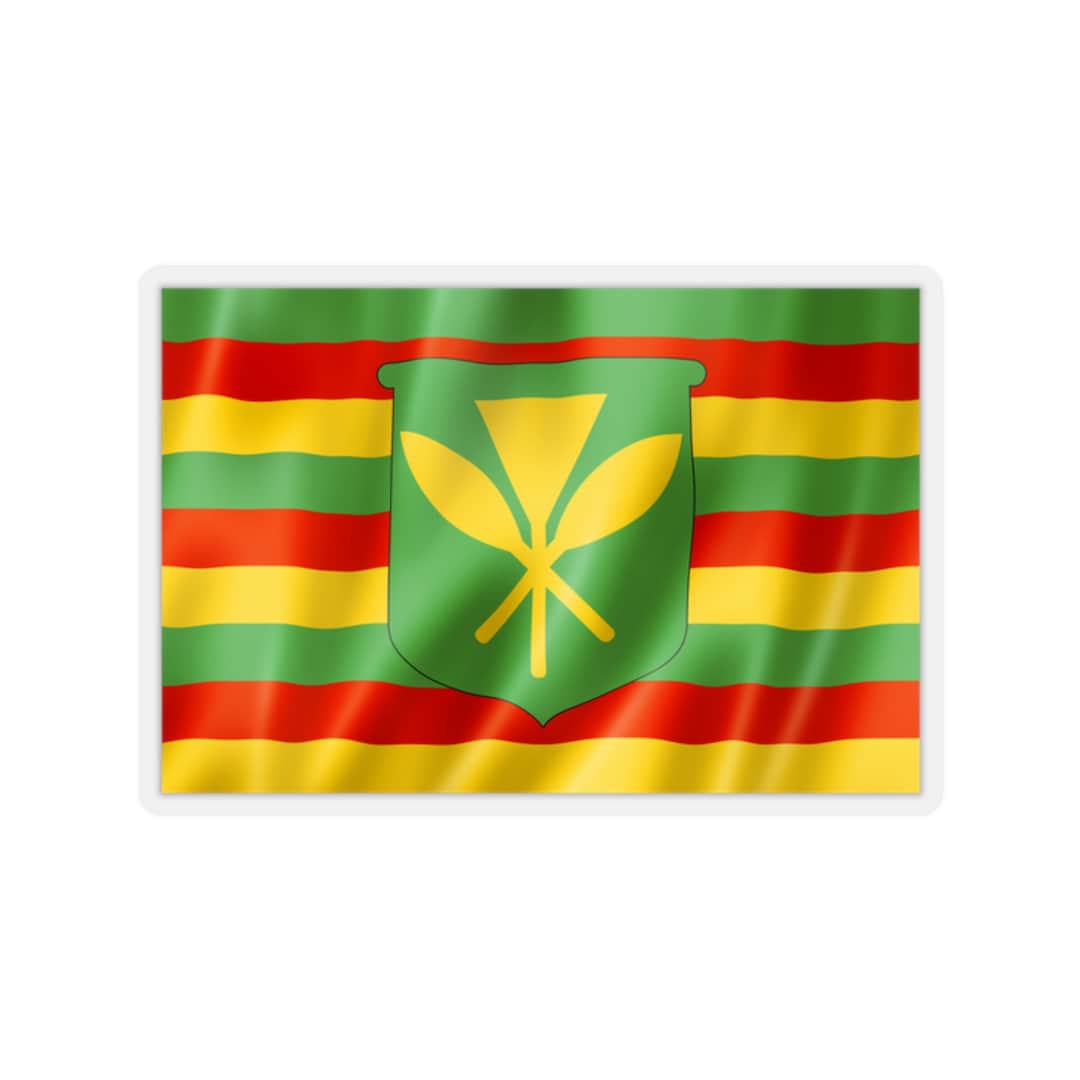 Kanaka Maoli Flag Sticker Beach Sticker Car Decal Laptop - Etsy