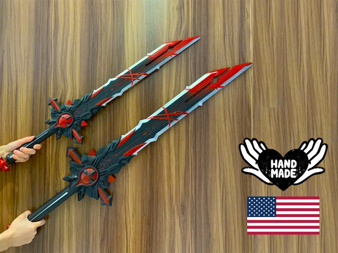 Genshin Impact Wolf's Gravestone Sword 39 & 31 Inch 1:1 Roleplay ...