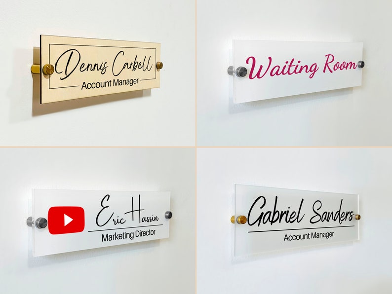 Wooden Door Plate Door Name Plate Personalized Sign Custom - Etsy