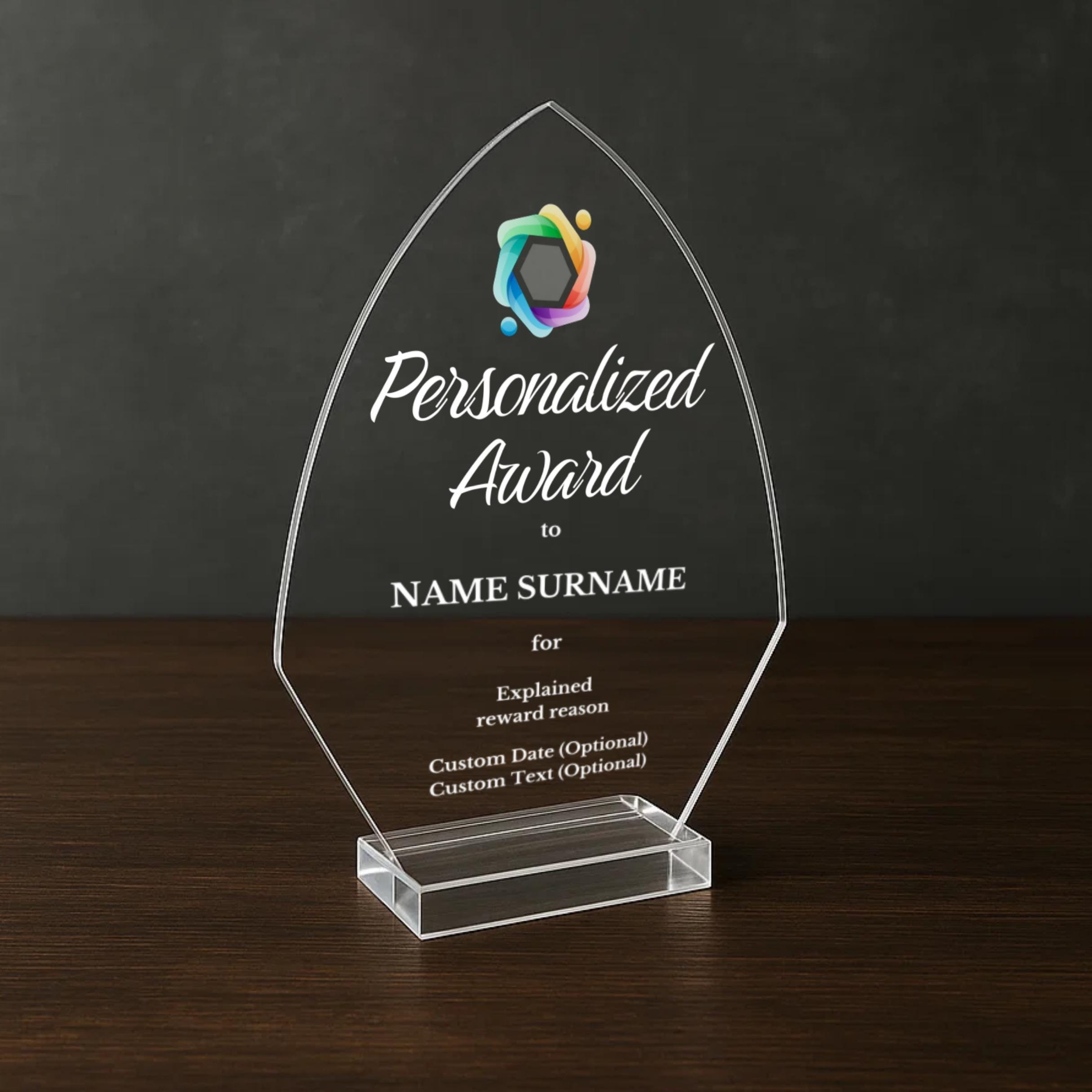 Custom Acrylic Retirement Award Thank You Plaque for Boss, Manager ...