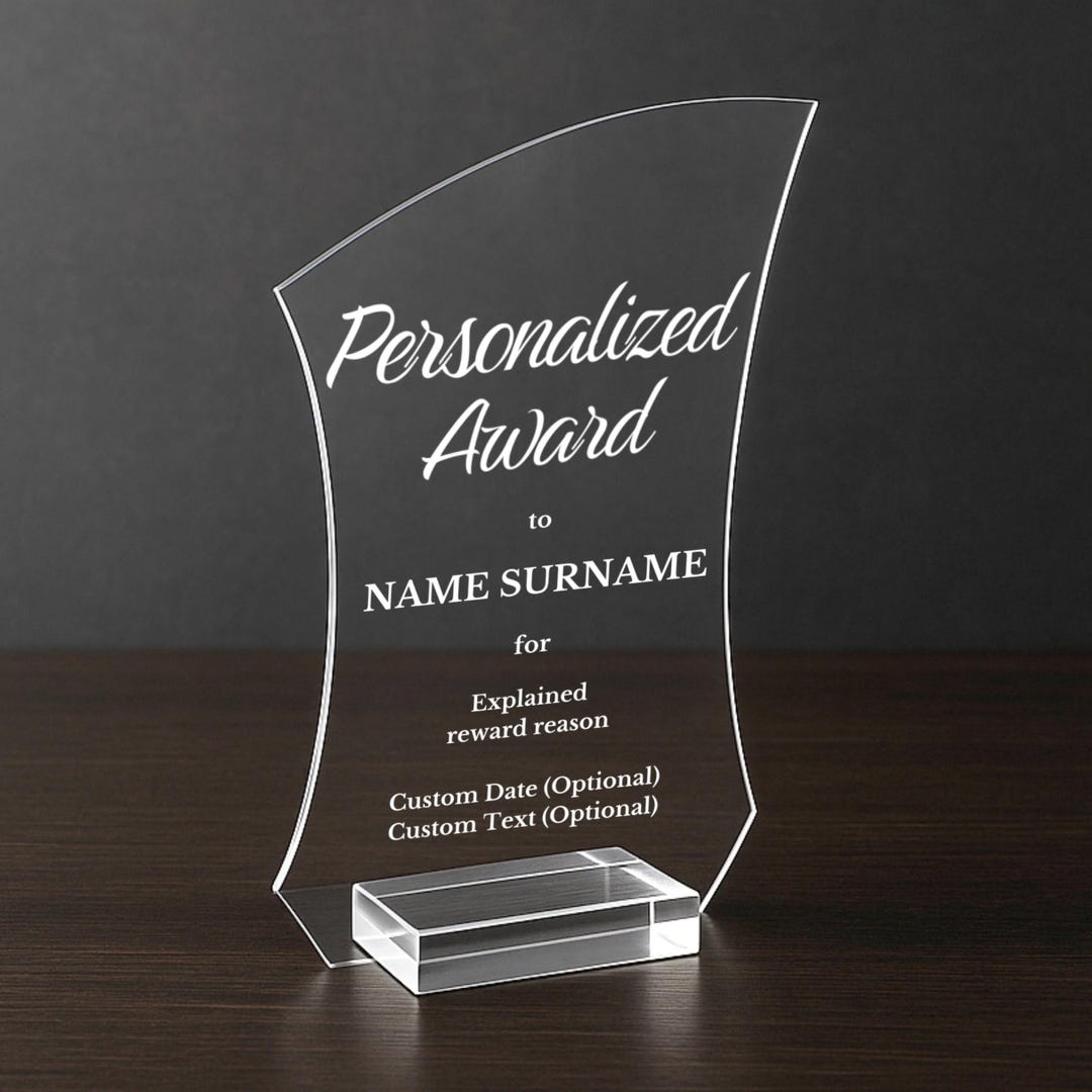 Personalized Employee Award Plaque Thank You Plaque for Manager ...