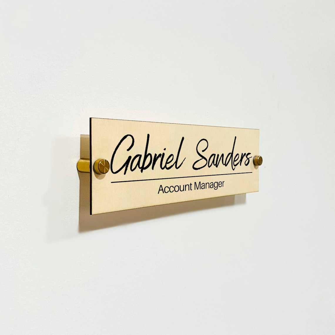 Wooden Door Plate Door Name Plate Personalized Sign Custom - Etsy