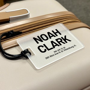Acrylic Fully Custom Laptop Case Tag Personalized Sign Executive Tags ...