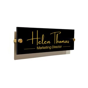 Name Plate Office Door - Office Supply Decorative Plaque Bussiness Sign ...