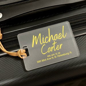 Acrylic Fully Custom Laptop Case Tag Personalized Sign Executive Tags ...