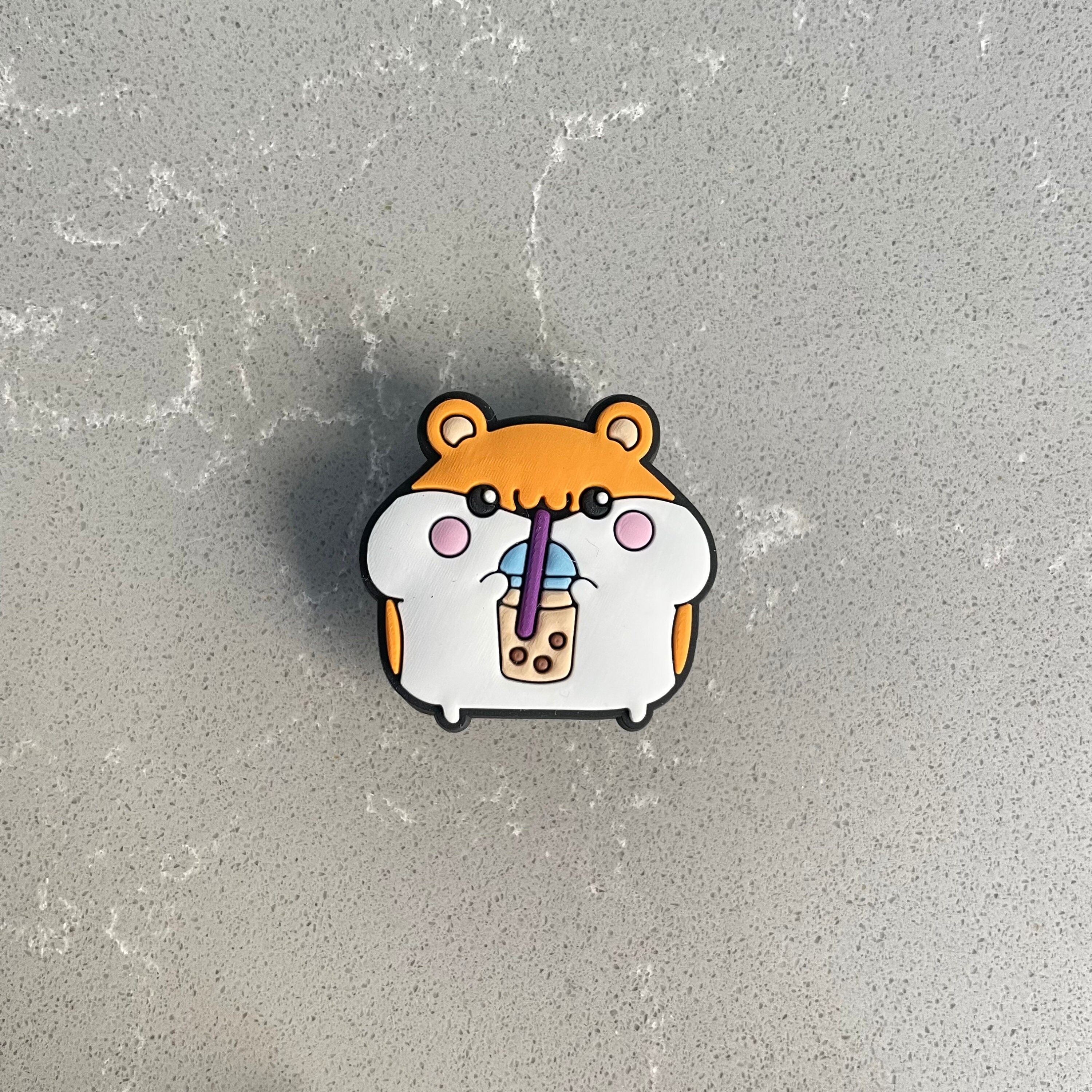 Bubble Tea Jibbitz for Crocs Boba Charms Hamster Boba Bobast Friends ...