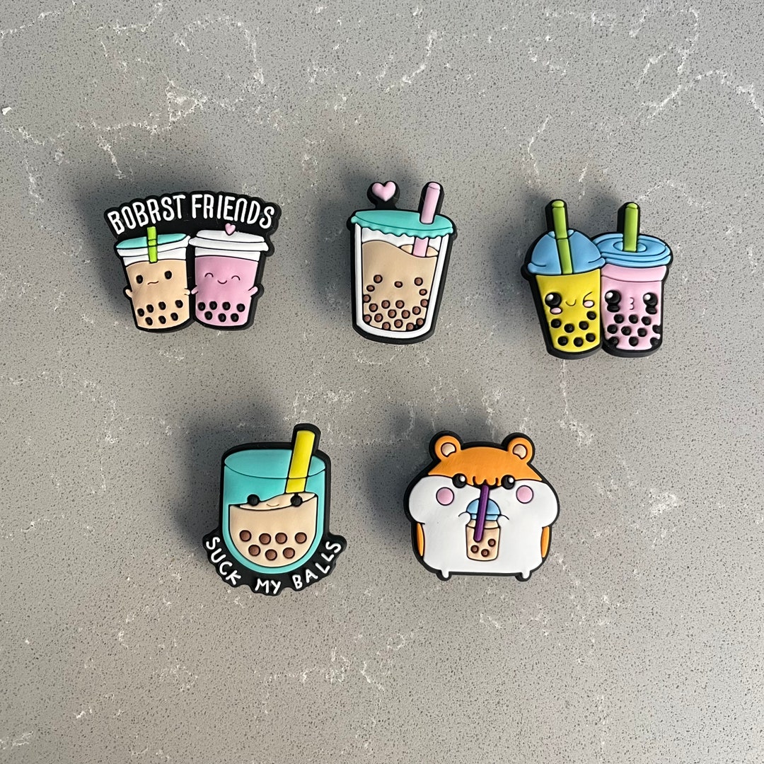 Bubble Tea Jibbitz for Crocs! - Boba Charms - Hamster Boba - Bobast ...