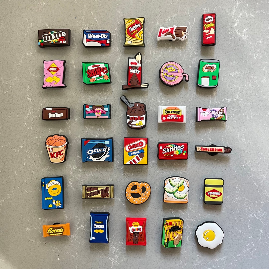 Aussie Food Snacks Charms for Crocs - Oreo - Meat Pie Charms - Nutella ...