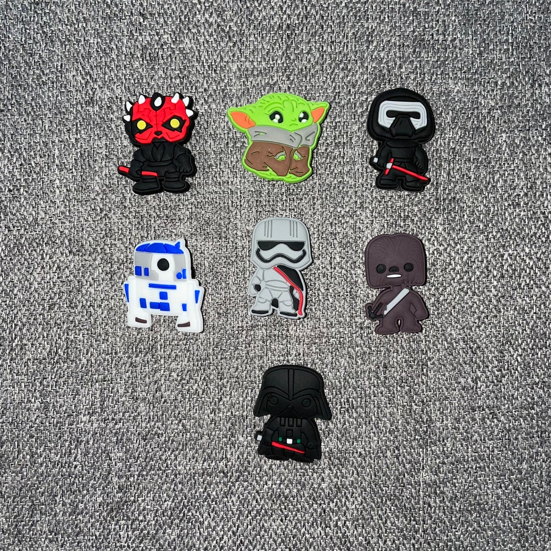 STAR WARS/ Marvel Charms for Crocs - Captain - America - Spider ...