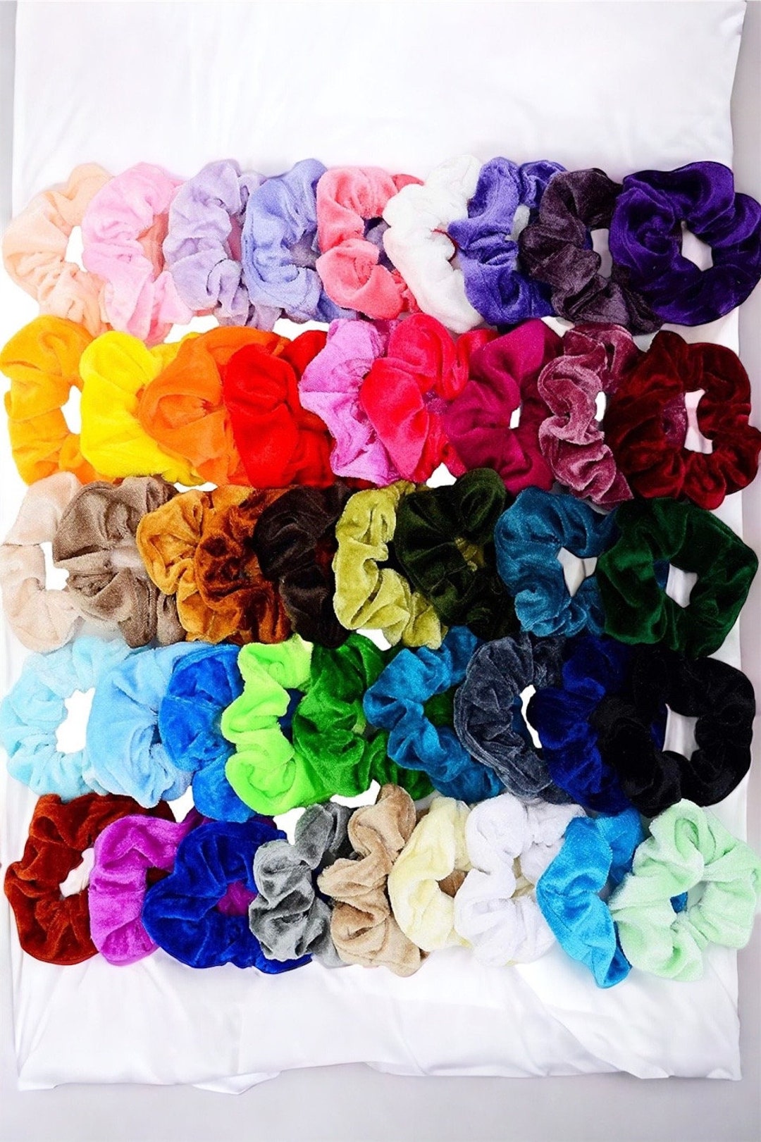 Scrunchies for Women and Girls Pack of 10 Variety Colors - Etsy