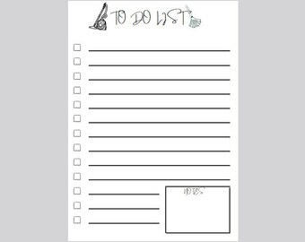 Eucalyptus to Do List Printable Modern to Do List Simple - Etsy