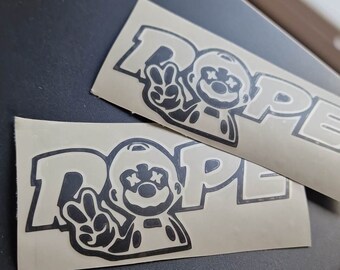 Yoshi Peeking Peeker Car Decals Choose Your Color Super Mario Bros ...