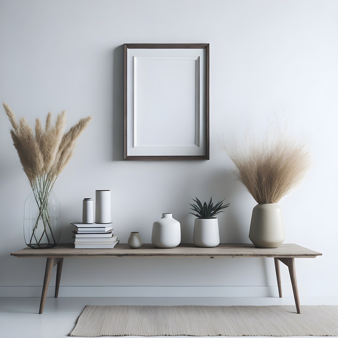 Modern Aesthetic Living Room Frame Mockup - Etsy