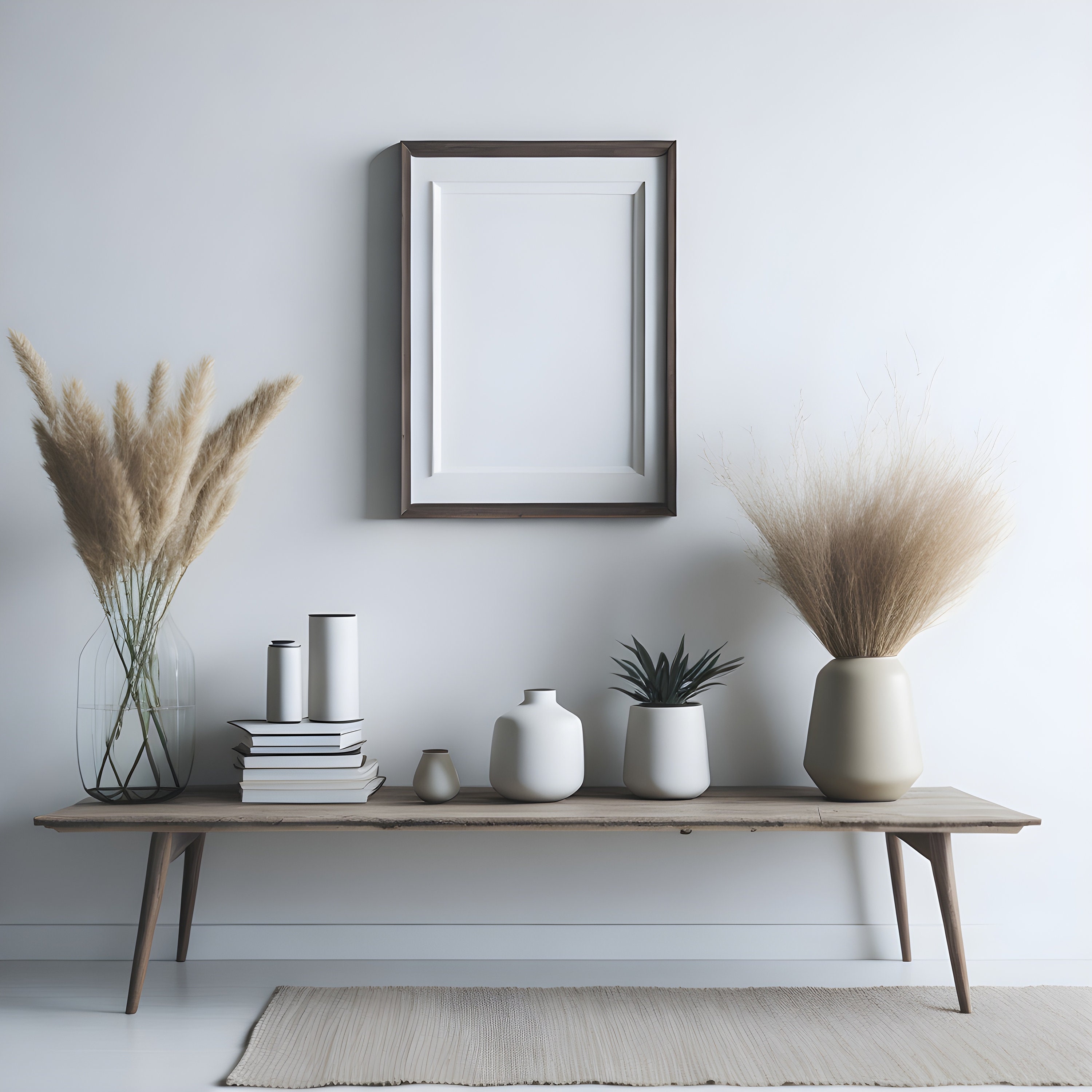 Modern Aesthetic Living Room Frame Mockup - Etsy