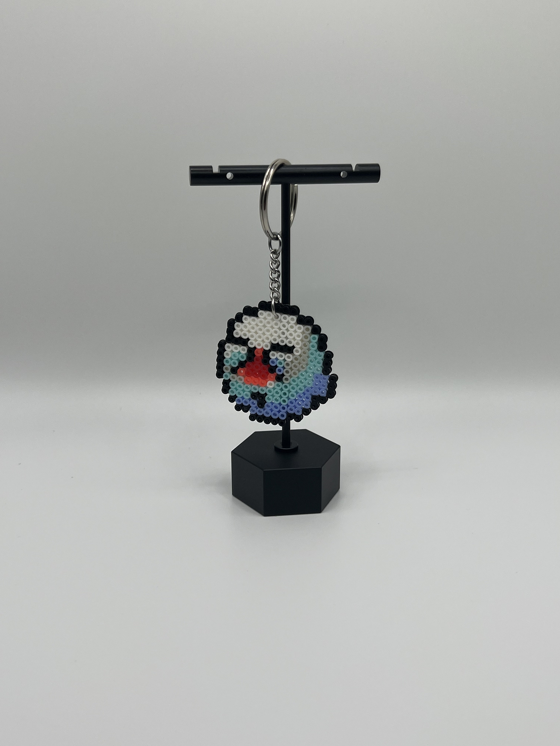 Ghost Boo From Super Mario Perler Keychain - Etsy
