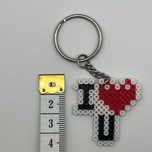 I Love You Perler Keychain - Etsy