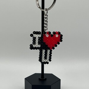 I Love You Perler Keychain - Etsy