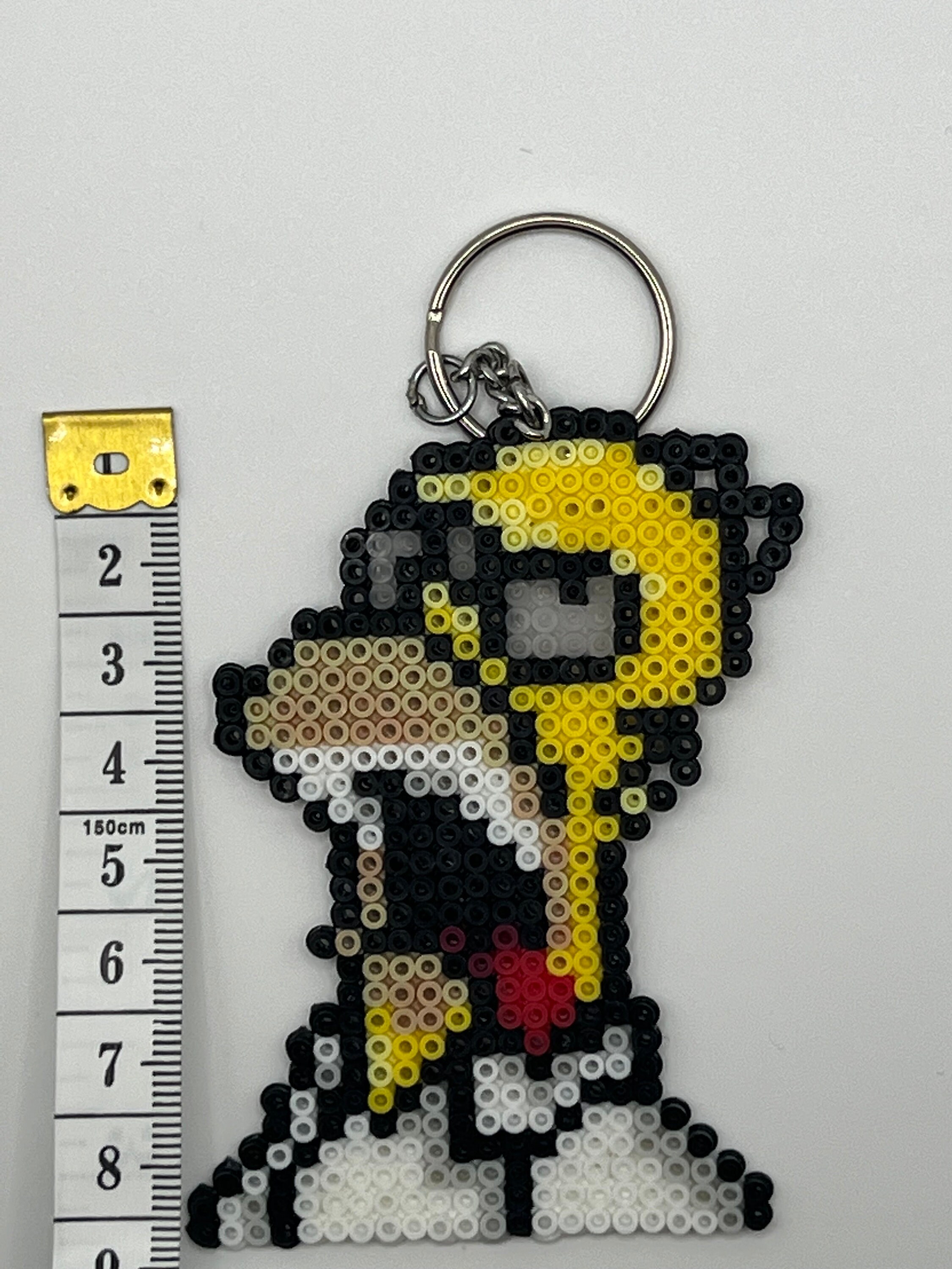 Homer From the Simpsons Perler Keychain - Etsy
