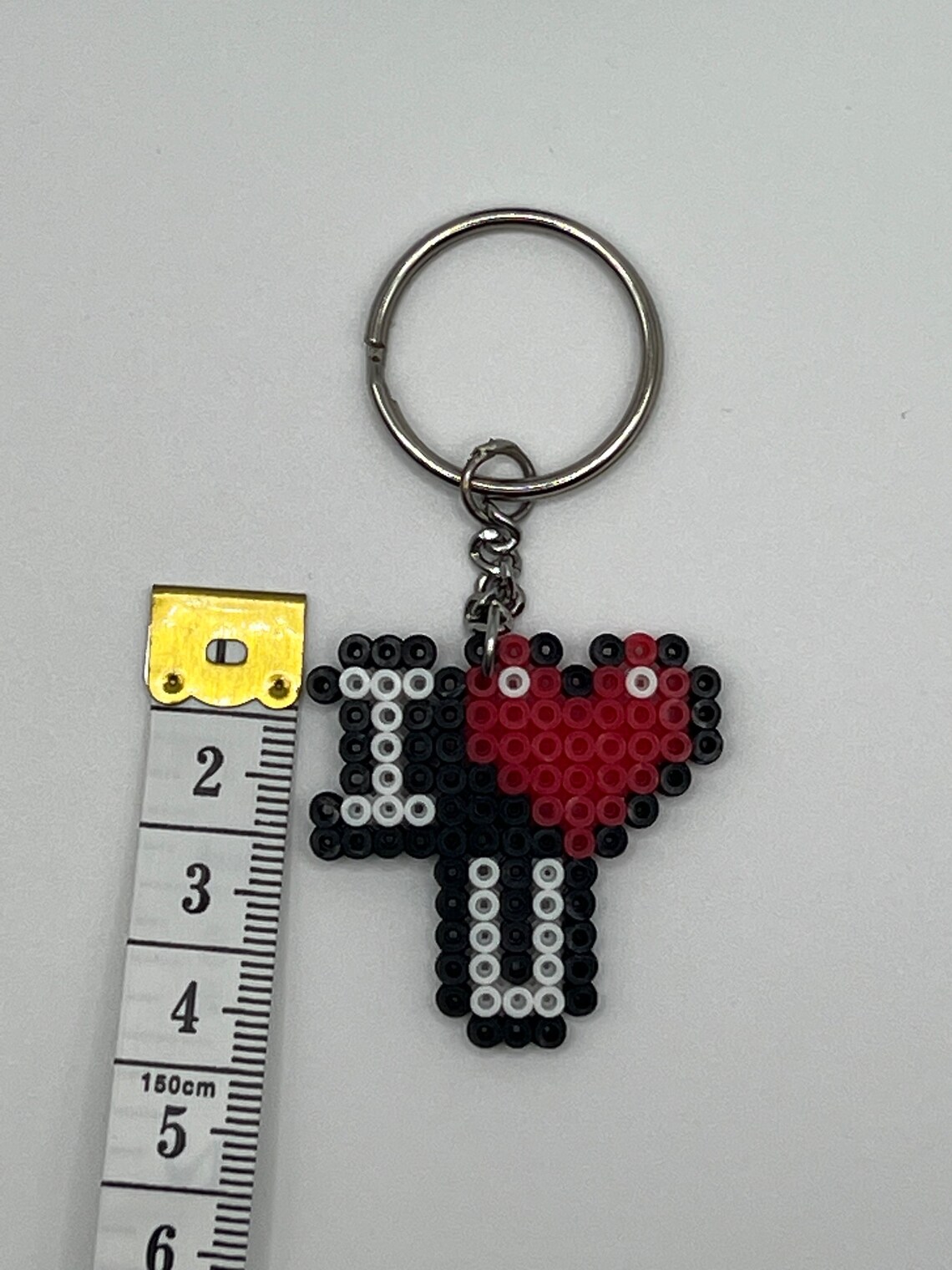 I Love You Perler Keychain - Etsy