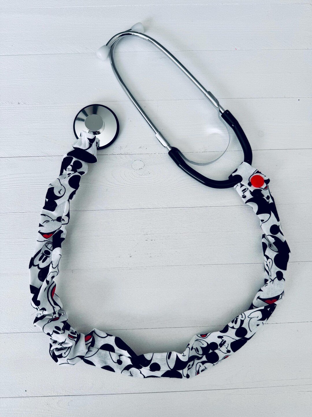 Mickey Mouse Stethoscope Scrunchie for Vet Tech, Thin Stethoscope Sock ...