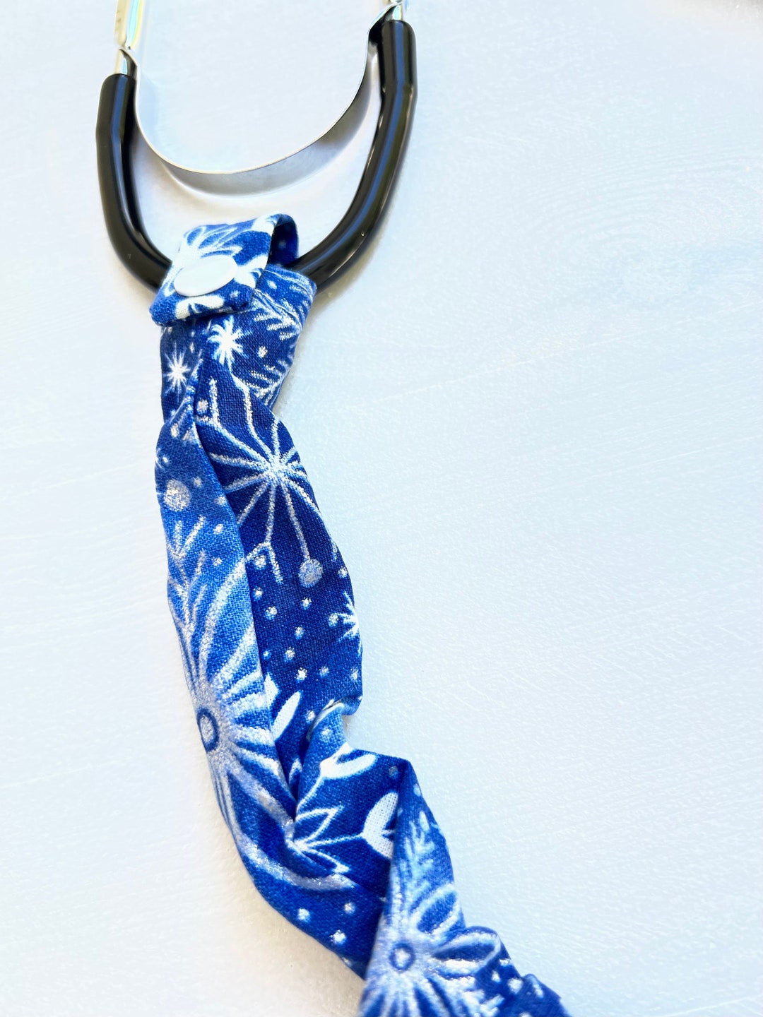 Snowflake Stethoscope Scrunchie Cover, Protective Sleeve for ...