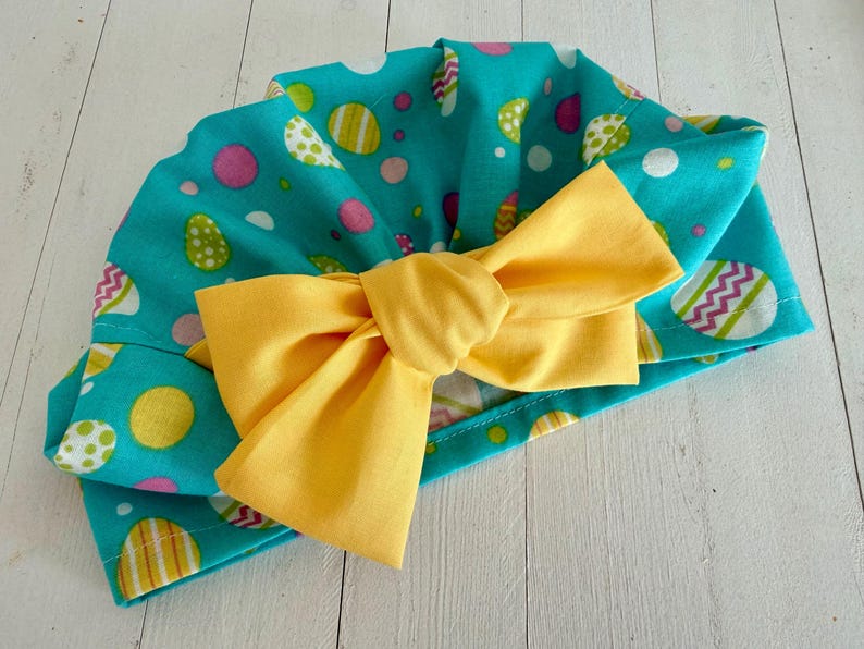 Easter Theme Printed Surgical Scrub Cap: Women's Fitting Euro Cap - Etsy