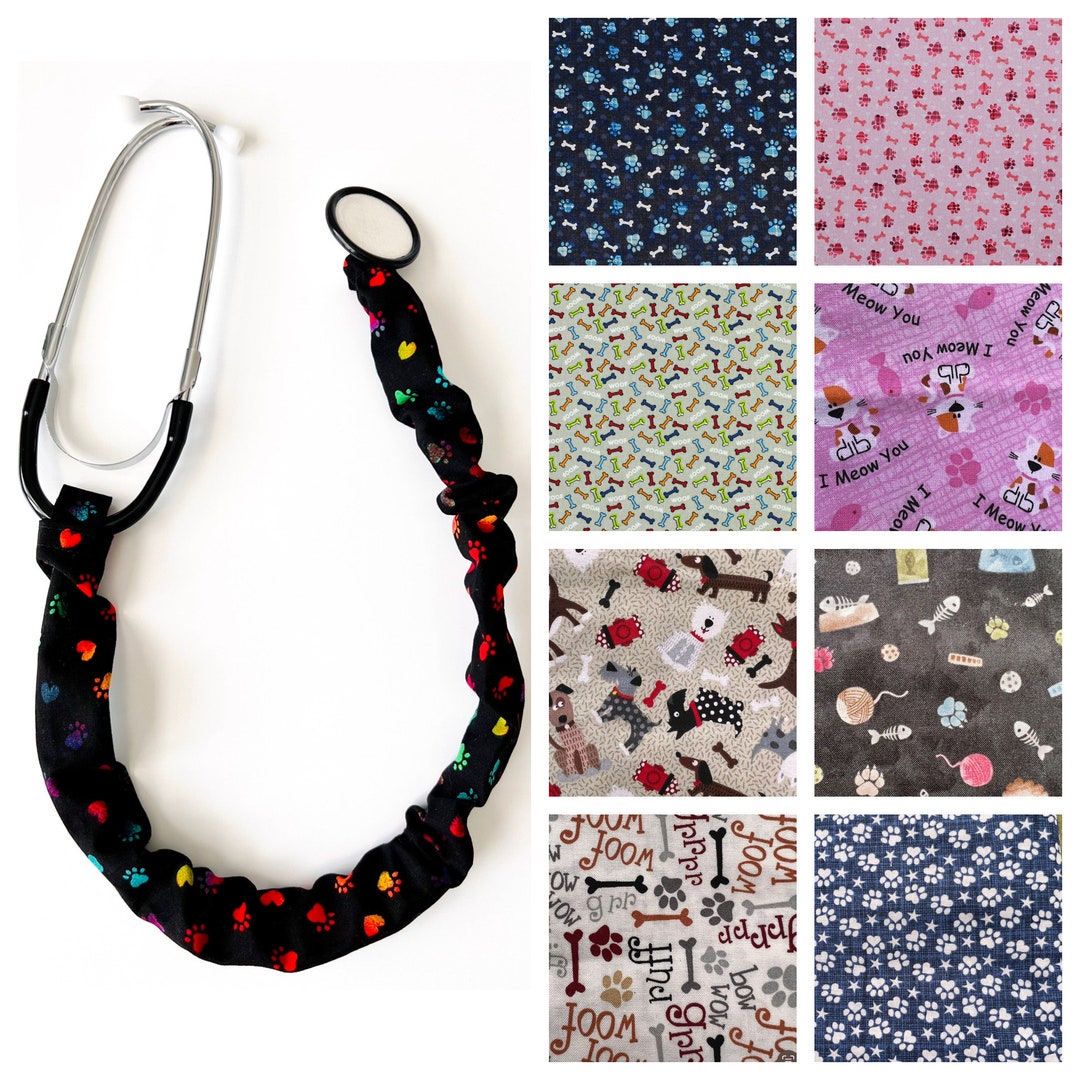 Vet Tech Stethoscope Scrunchie Cover, Gift for Veterinarian Doctor or ...