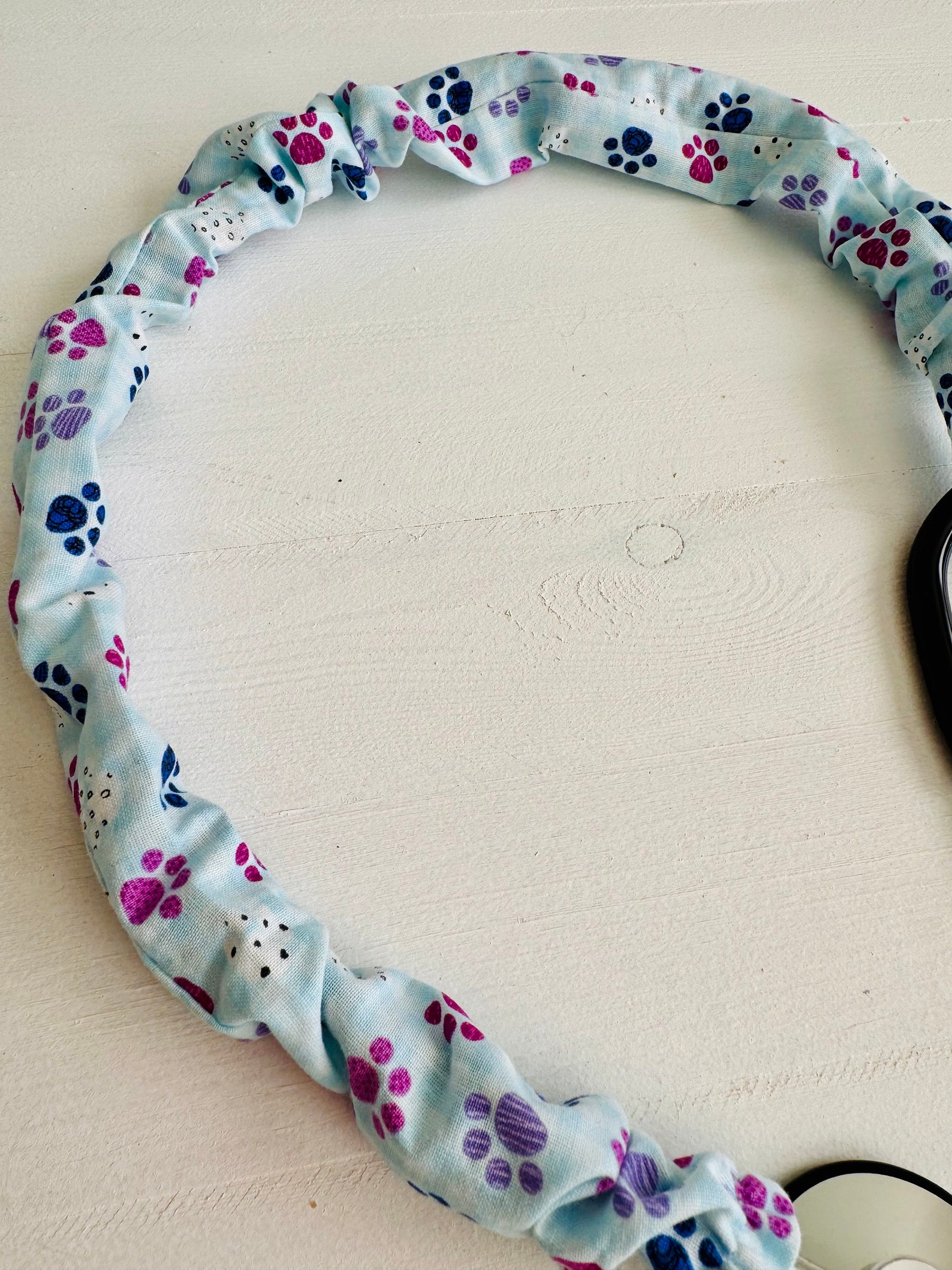 Paw Print Vet Tech Stethoscope Scrunchie Cover, Gift for Veterinarian ...