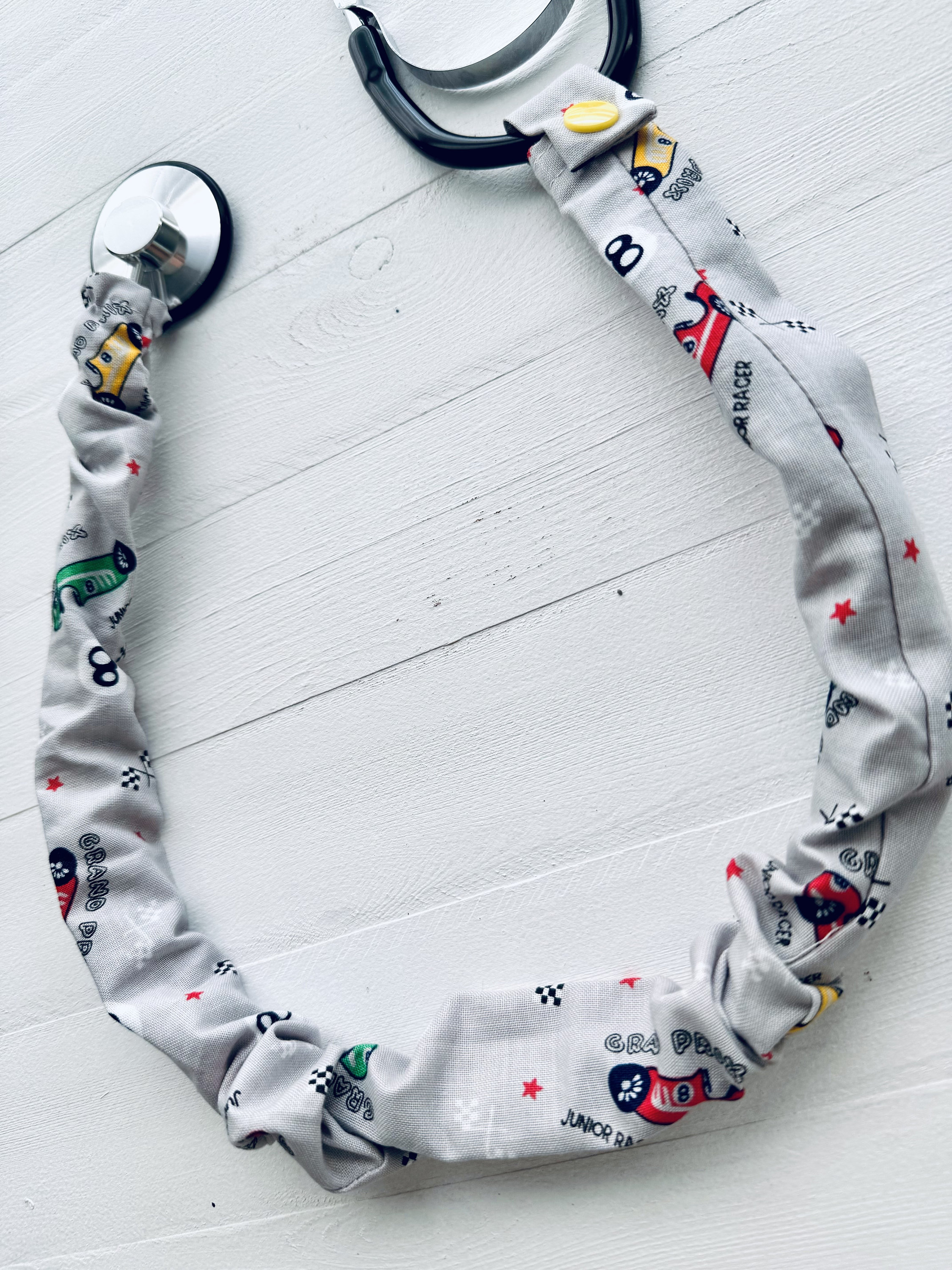 Race Cars Stethoscope Scrunchie, Grand Prix Stethoscope Sock Sleeve ...