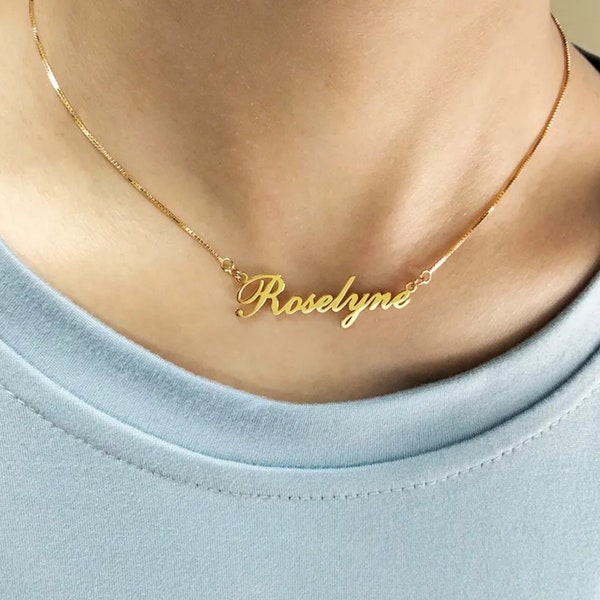 Custom Gold Necklace - Etsy