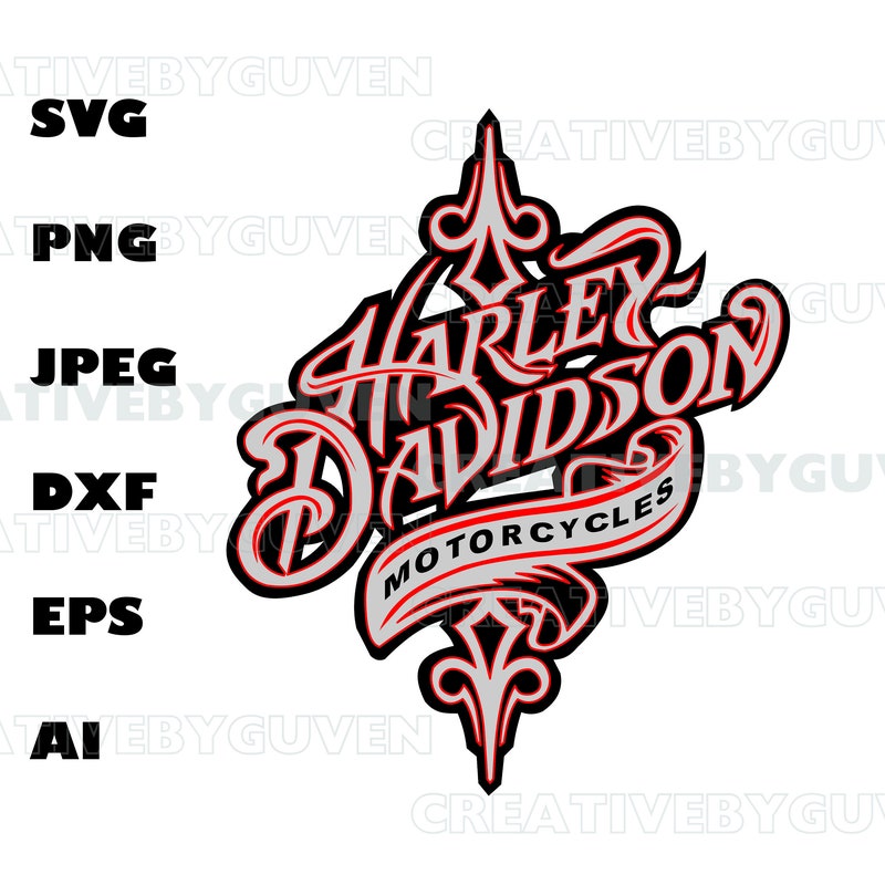 Harley Davidson Svg - Etsy