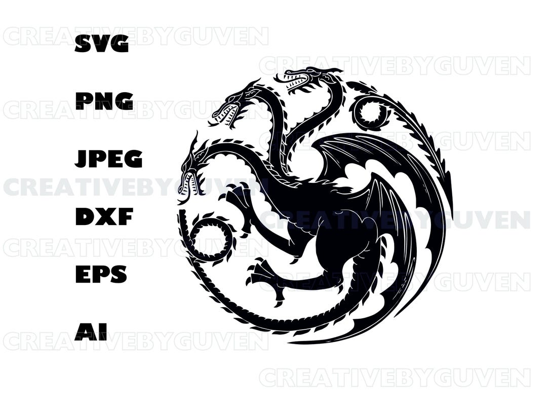 Targaryen Logo SVG High-quality Digital Download for Crafting & Design ...