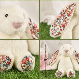 Personalized Plush Bunny,stuffed Bunny Rabbit,custom Monogrammed Bunny ...