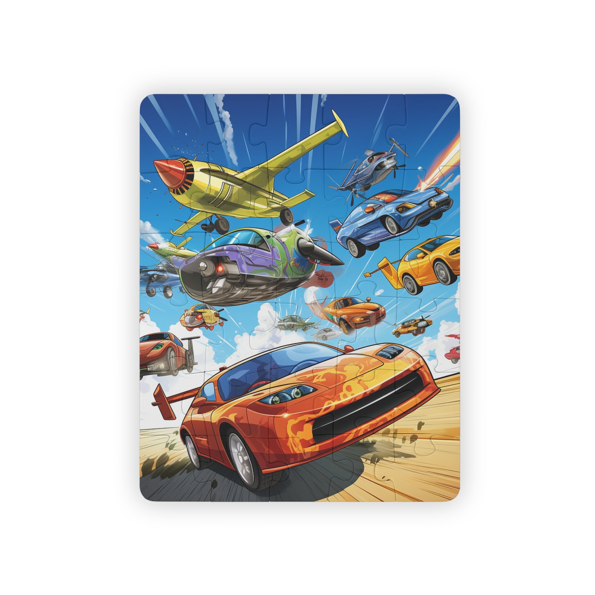 Kids' Race Car Puzzle, 30-piece for Son/ for Daughter/ for Child/ for ...