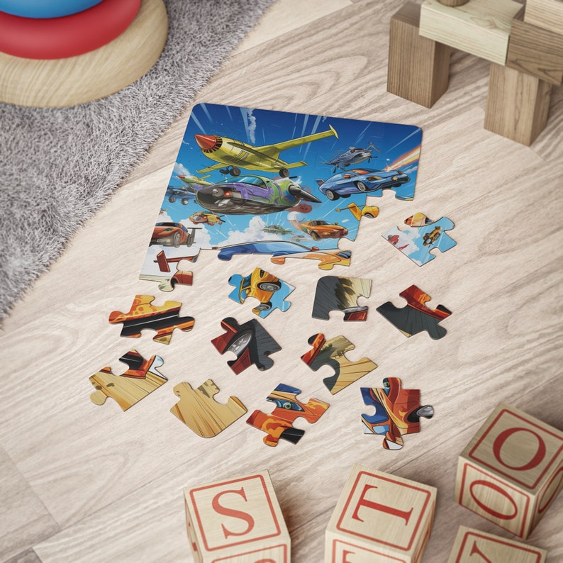 Kids' Race Car Puzzle, 30-piece for Son/ for Daughter/ for Child/ for ...