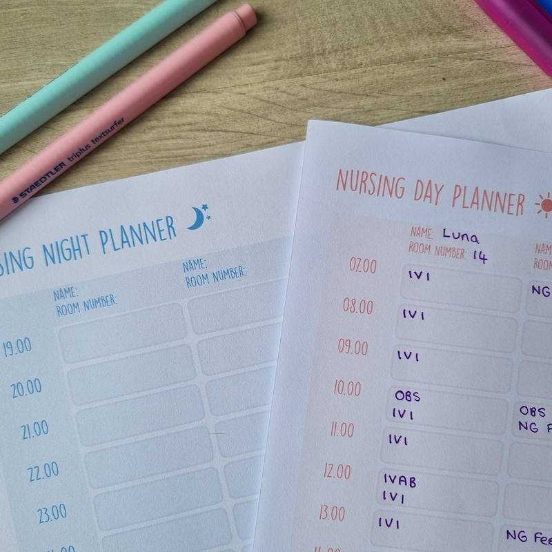 Night Shift Planner - Etsy