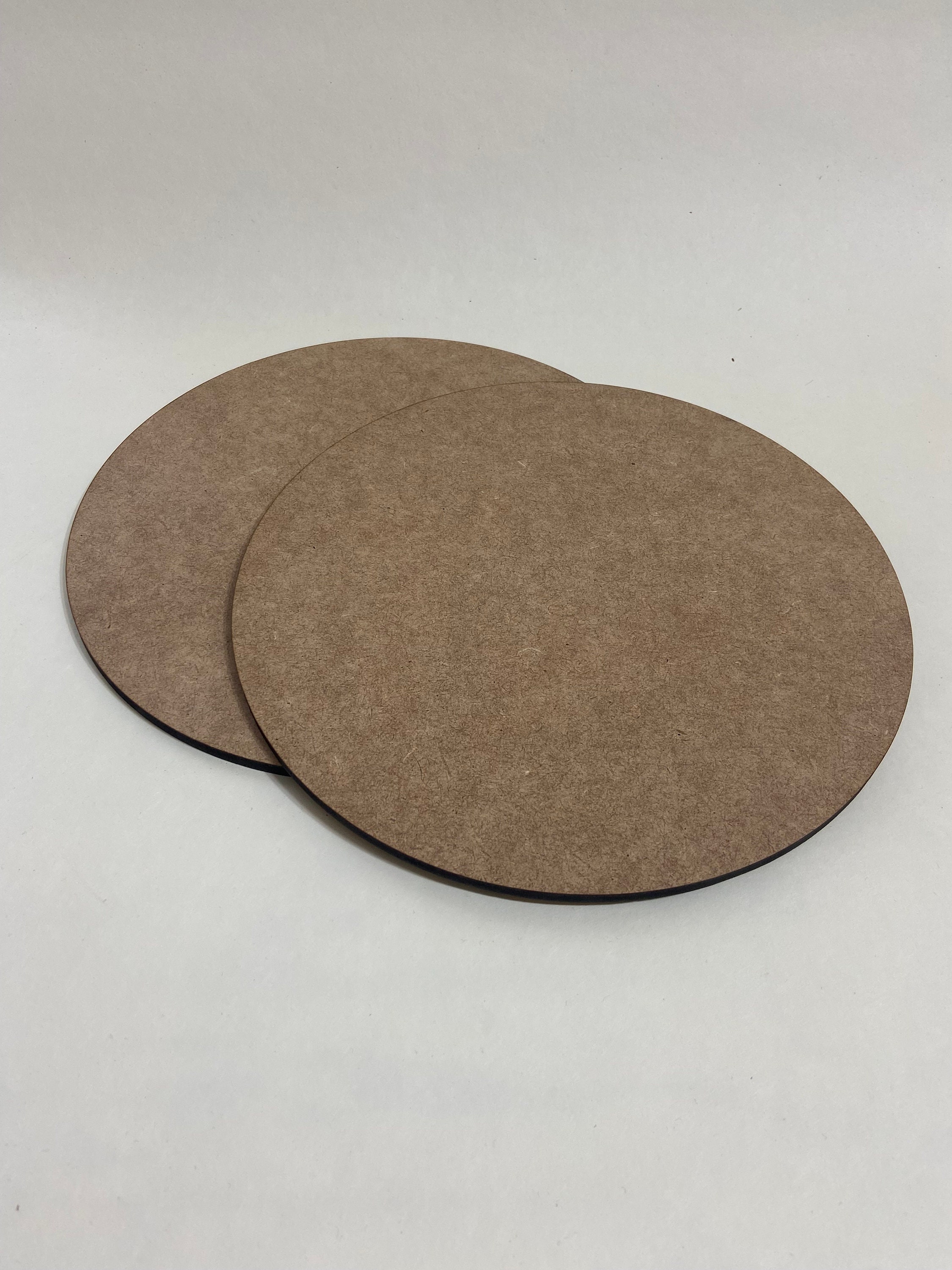 Wood Circles 16 Inch 1/4 Inch Thick MDF Wood Discs Ply Wood Circles ...