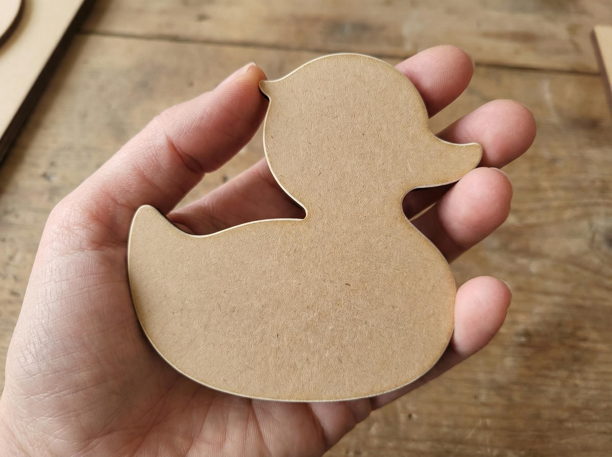 Unfinished Wood Duck Cutout, DIY Nursery Decor, 3mm MDF - Etsy