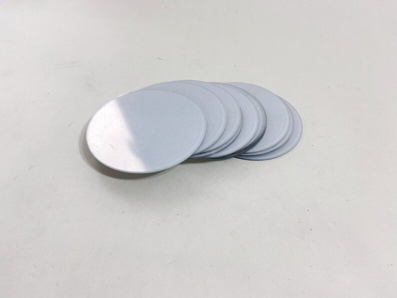 Round Acrylic Craft Mirrors: 1mm Thin, Self-adhesive - Pack of 10 - Etsy