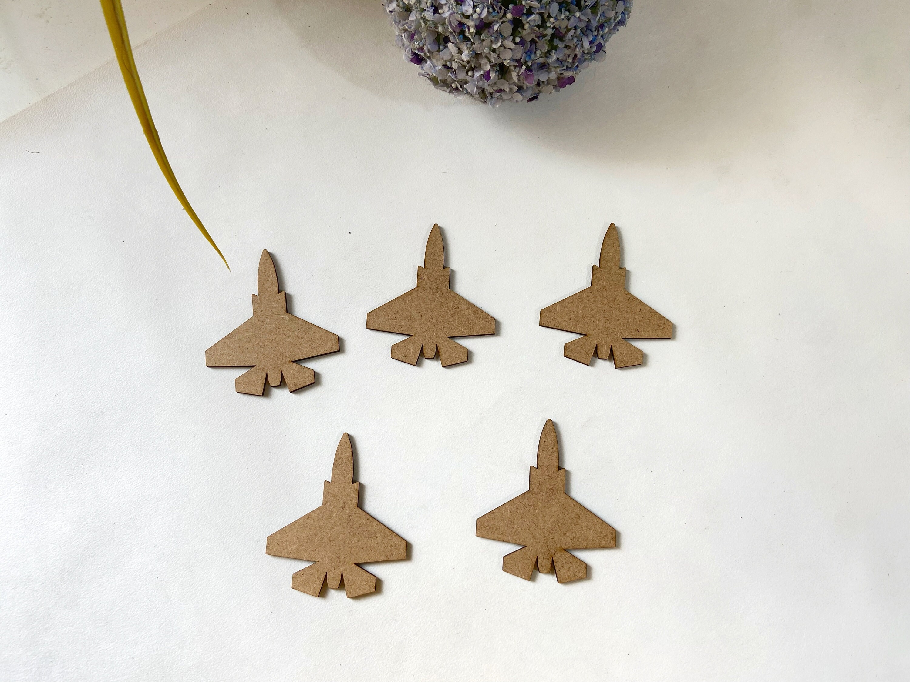 Bulk Sale Airplane Shapes 10 Pack 4 Different Plane Shapes Wooden ...