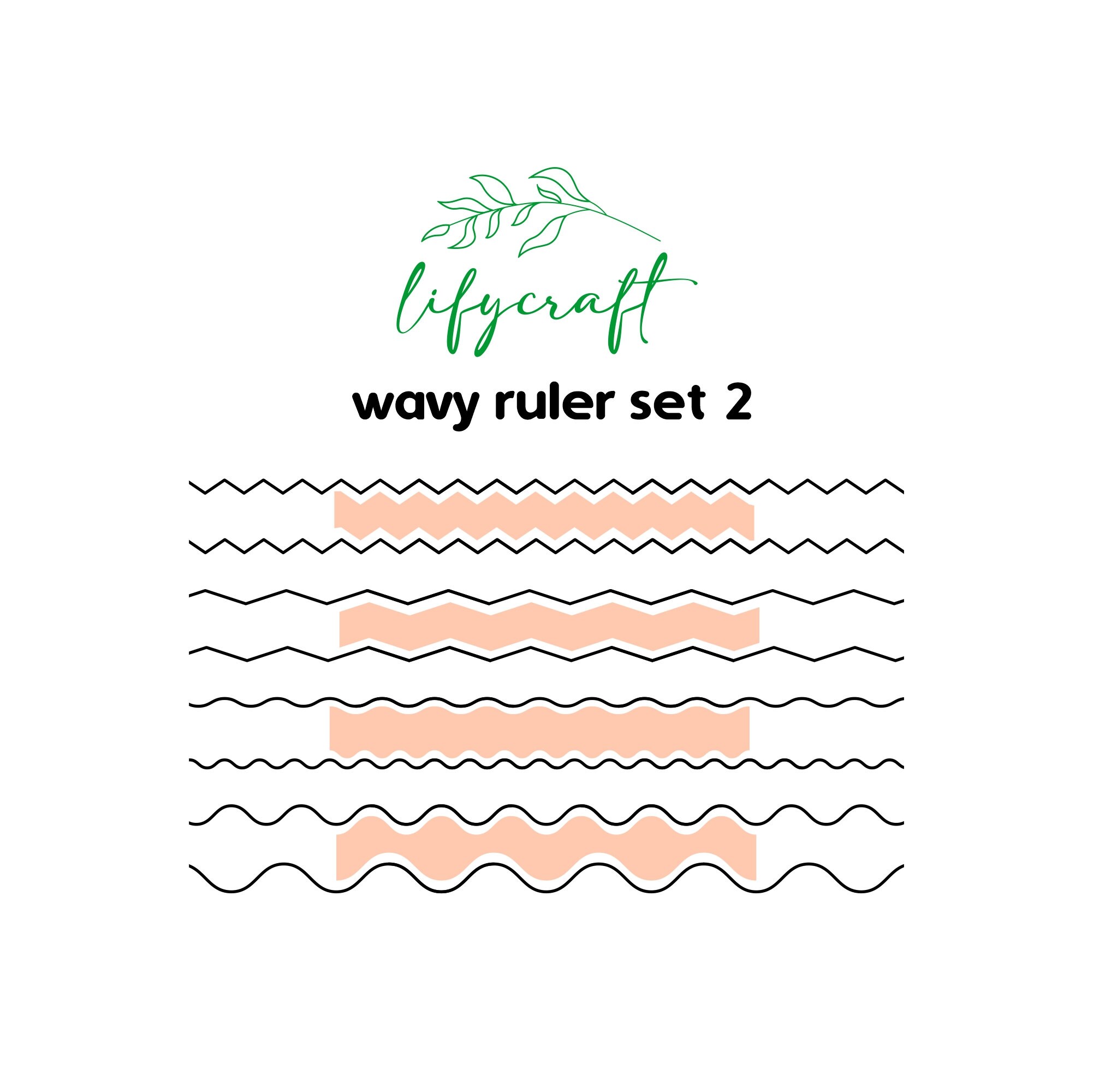 Wavy Ruler. Ruler for Creating Perfect Waves in Your Fabric Sewing and ...