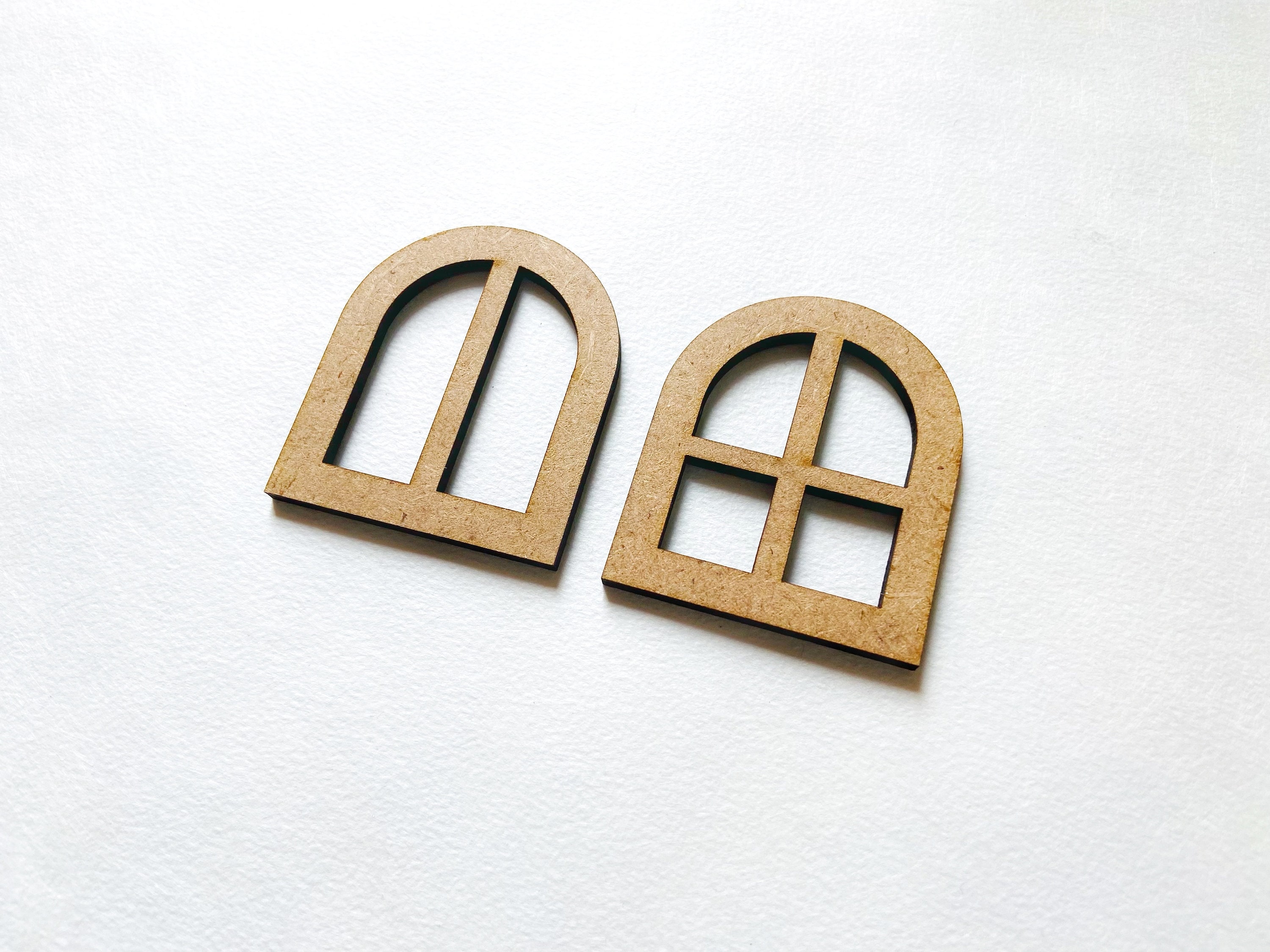 Miniature Arch Window, Gothic Window, Doll House Window, Various Sizes ...
