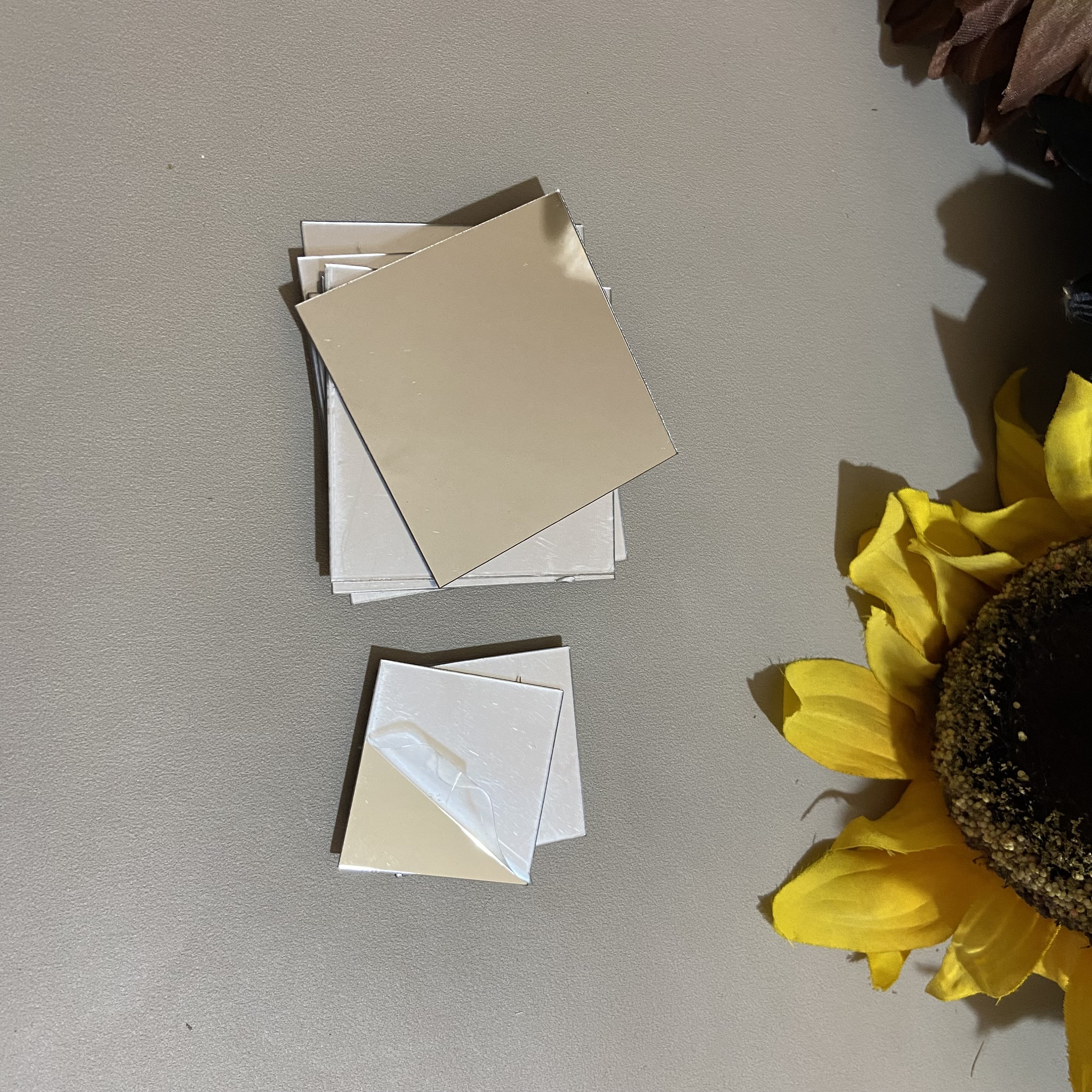 Mirrors Bulk Sale of Square Shaped Silver Color Acrylic Mirror. in ...