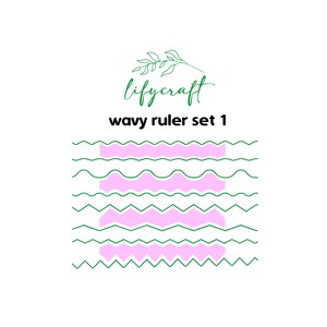 Wave Quilting Ruler: Fabric Cutting & Sewing Tool (40cm) - Etsy