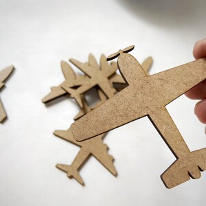 Bulk Sale Airplane Shapes (10 Pack)- 4 Different Plane Shapes - Wooden ...
