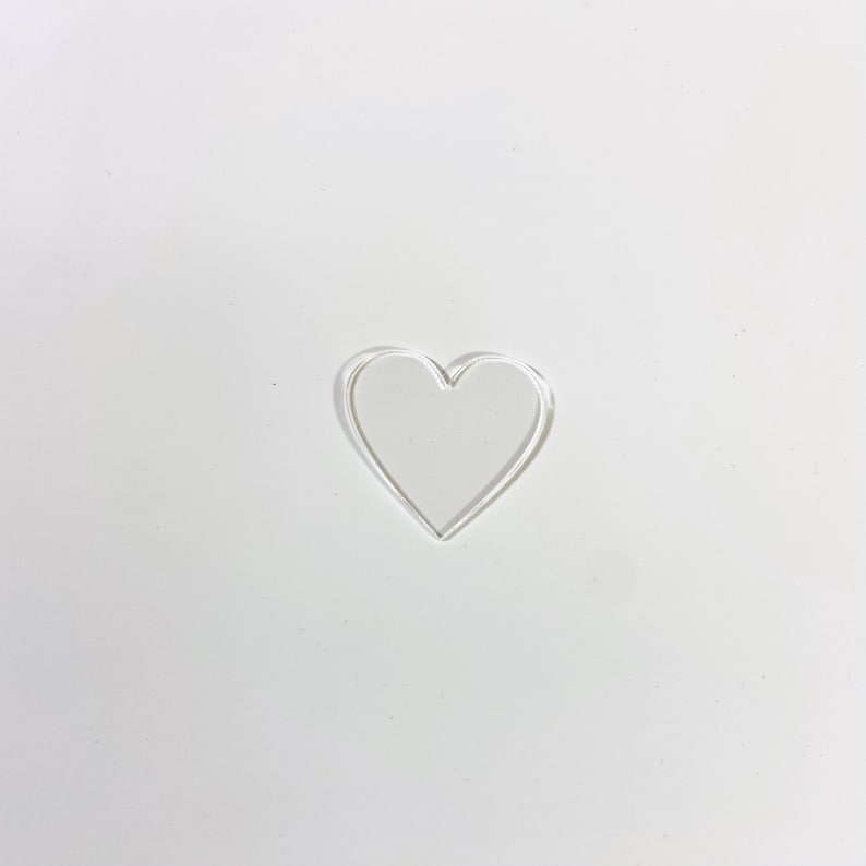 Clear Acrylic Heart Blanks: DIY Wedding Crafts & Decorations - Etsy