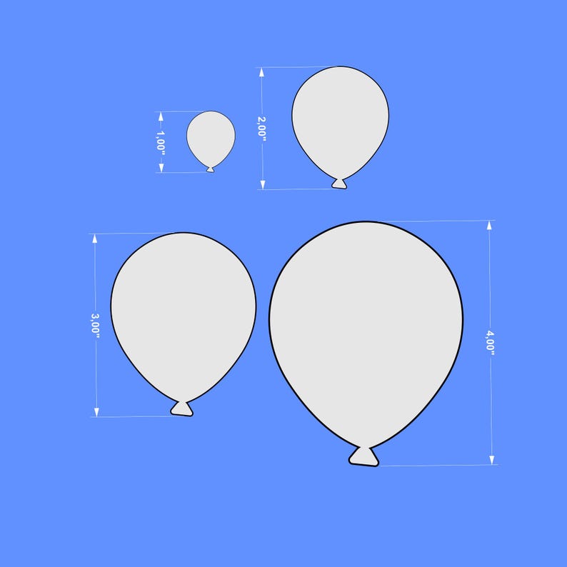 Clear Acrylic Balloon Blanks: Craft Shapes (bulk 10 or 20) - Etsy
