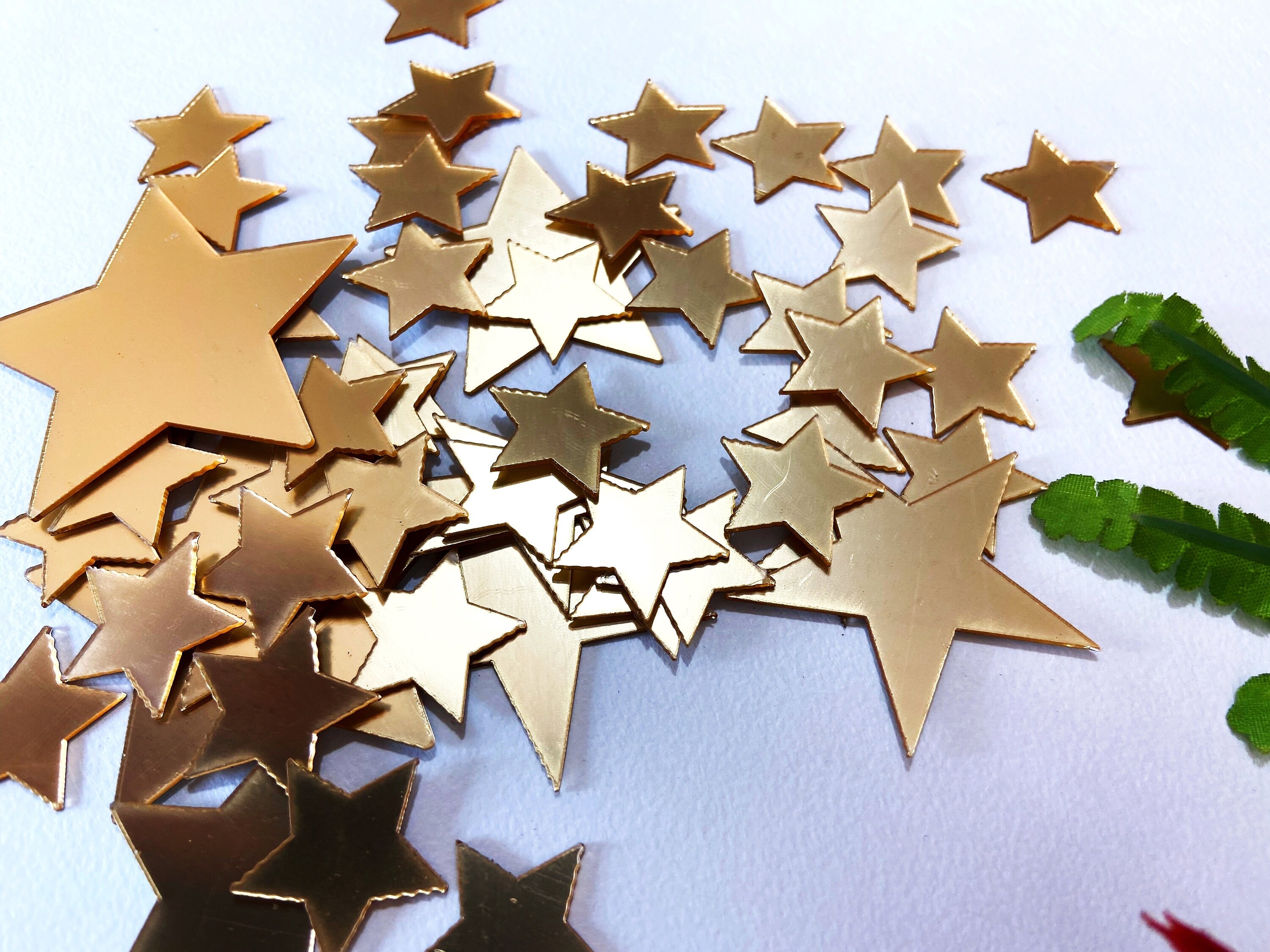 Self-adhesive Gold Star Mirrors Bulk Sale 102030 Packs - Etsy